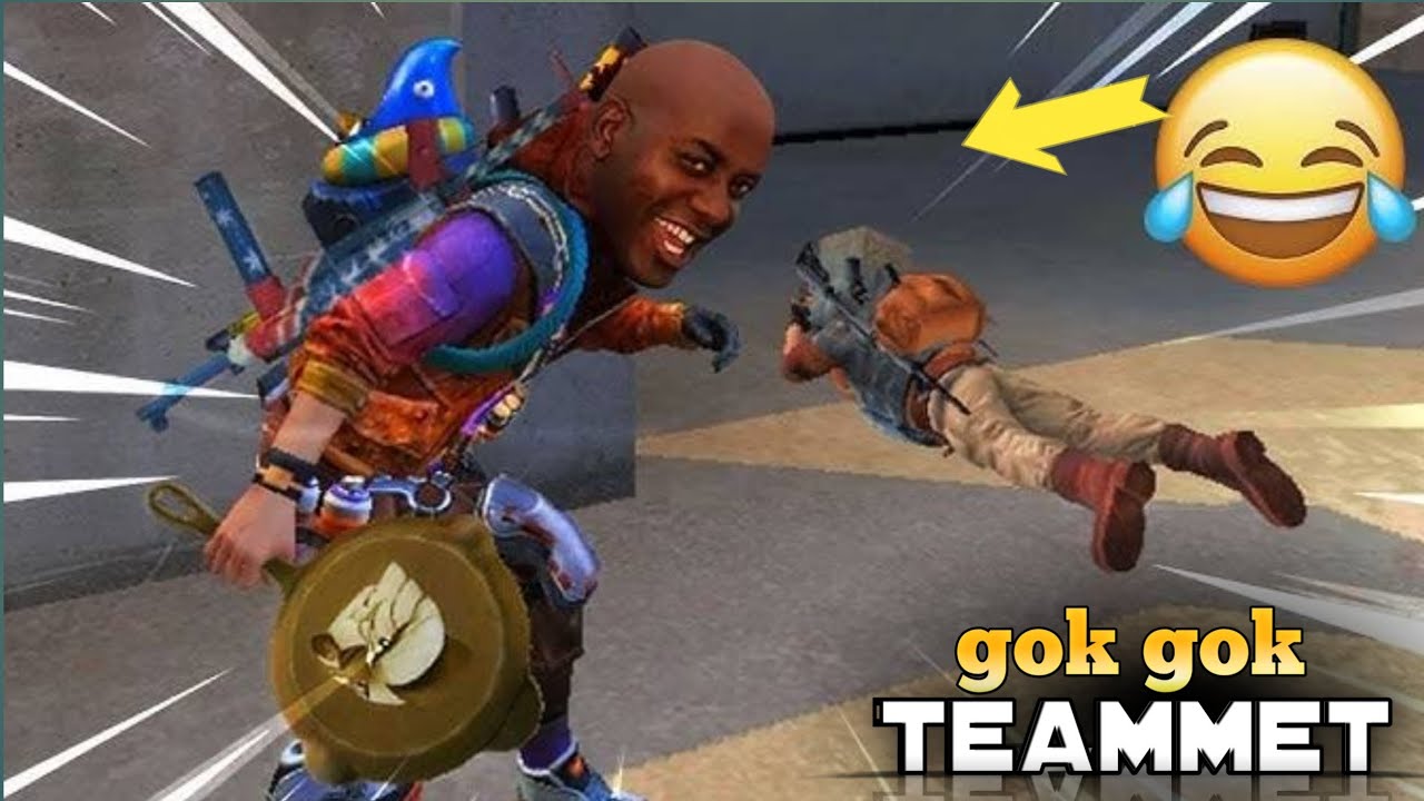 Gok Gok funny teammet 🤣 in free fire. Funny voice peank 😁@Lstimran ...