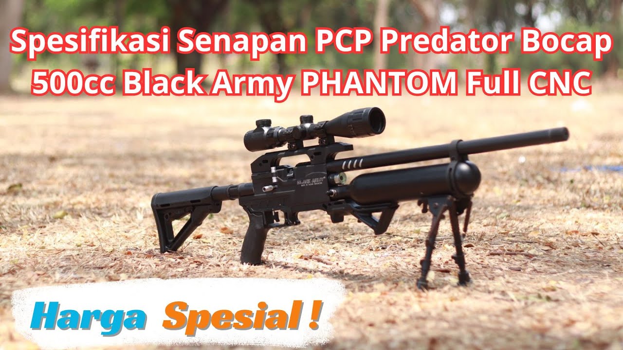 Senapan Angin - The Shooting Mastery - Senapan PCP Predator Bocap 500cc ...