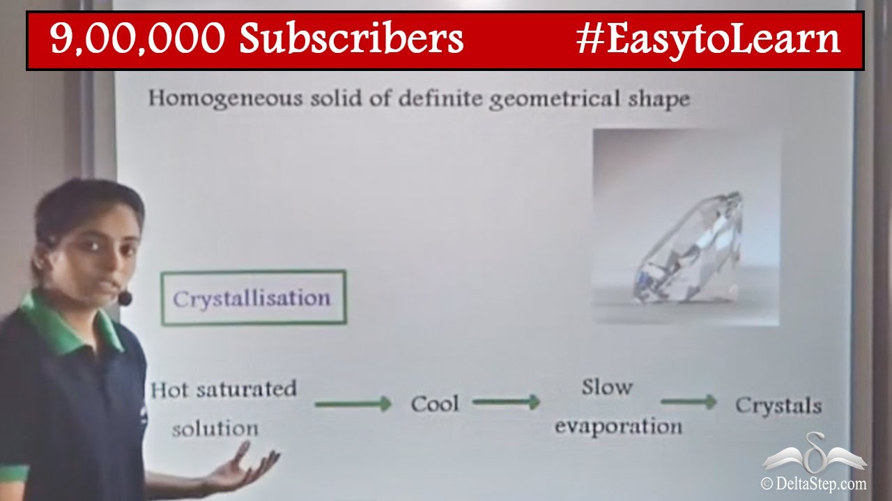 Crystal and Crystallization Process | Water | Class 8 | CBSE | NCERT ...