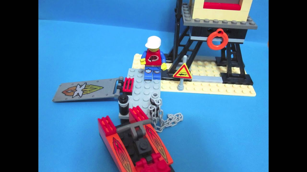 Lego lifeguard - YouTube