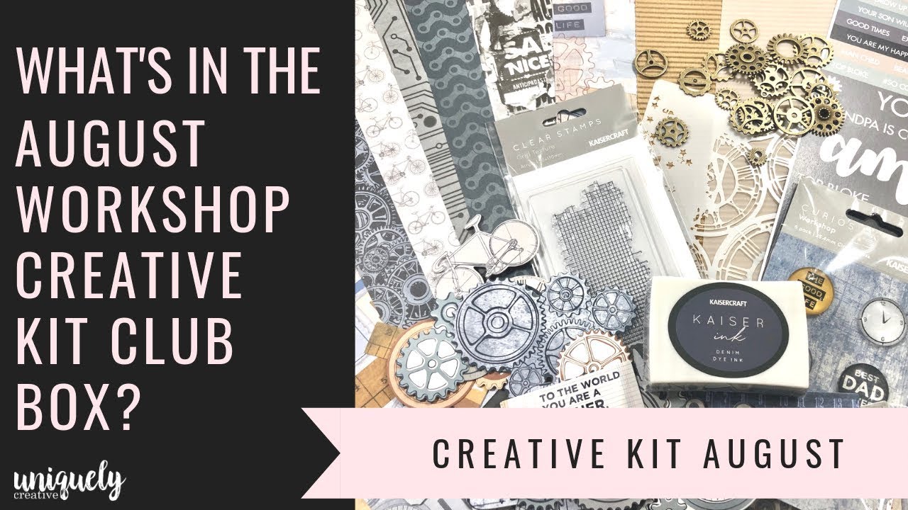 What's in the August Workshop Creative Kit? - YouTube