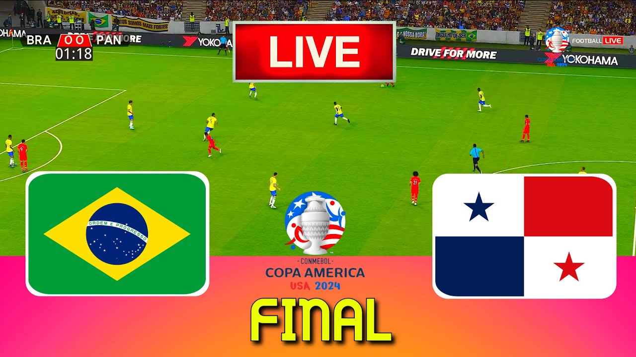 BRAZIL vs PANAMA - Copa America 2024 Final | Full Match All Goals ...