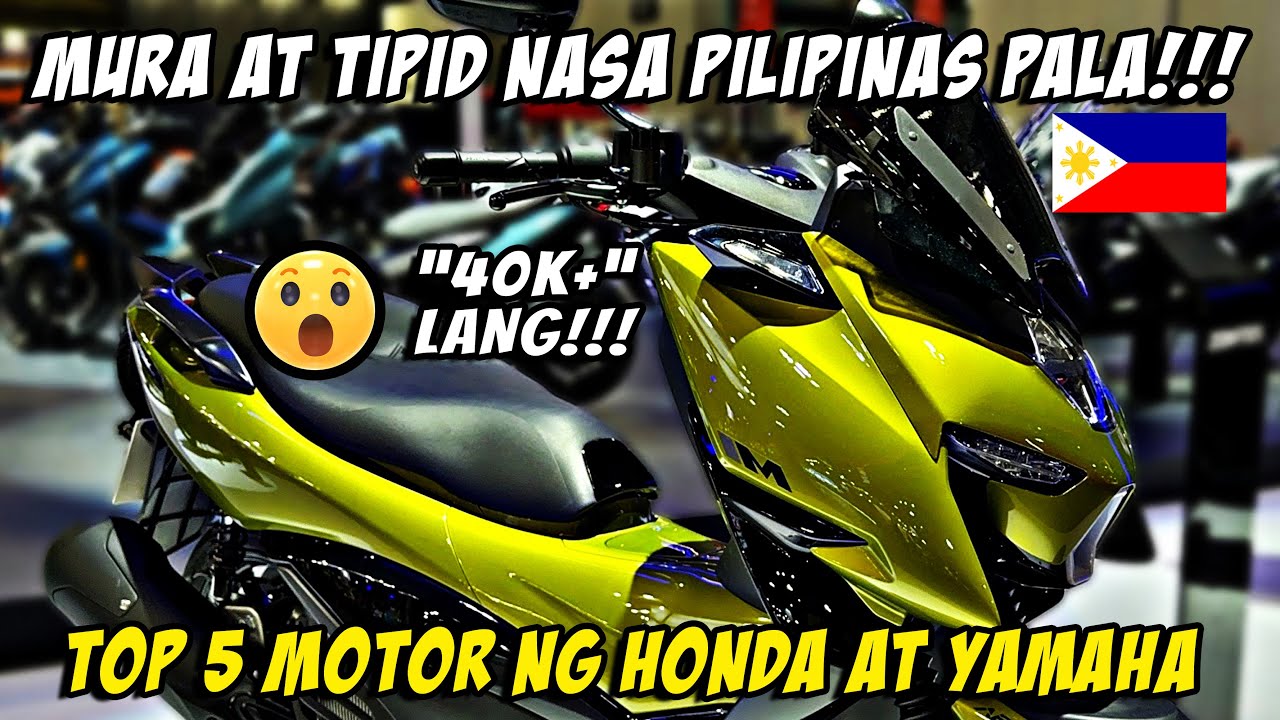 5 MOTOR NG YAMAHA AT HONDA NA MURA AT MAS MATIPID SA GASOLINA! - YouTube