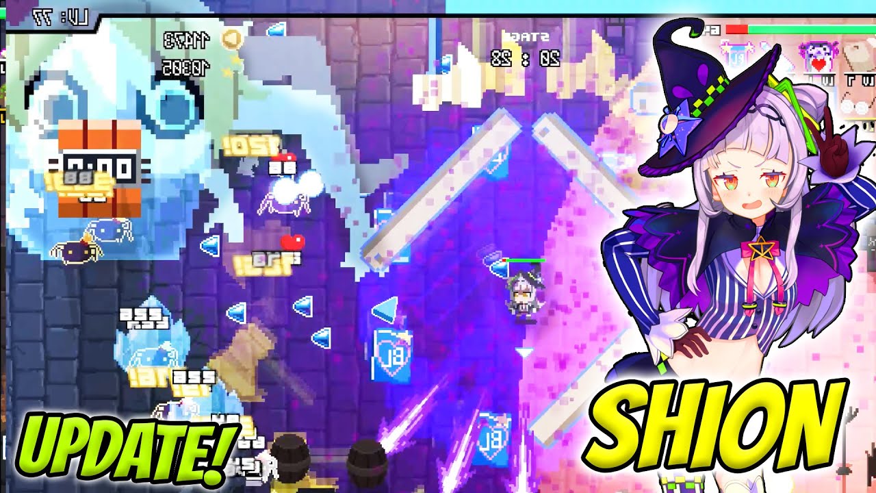 Bratty Murasaki Shion Freeze Bombs Through The New Stage in HoloCure ...