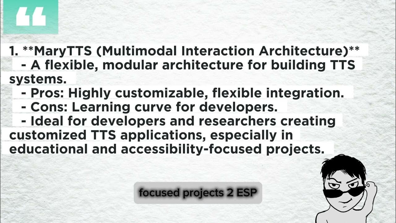 Free and Human-Friendly Guide to Open Source Text-to-Speech Engines ...