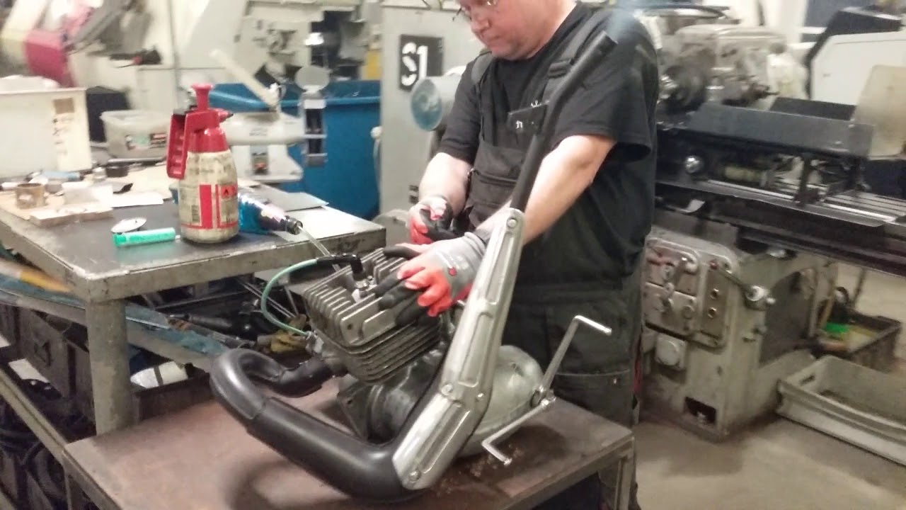 minsk mmvz 125 engine first start - YouTube