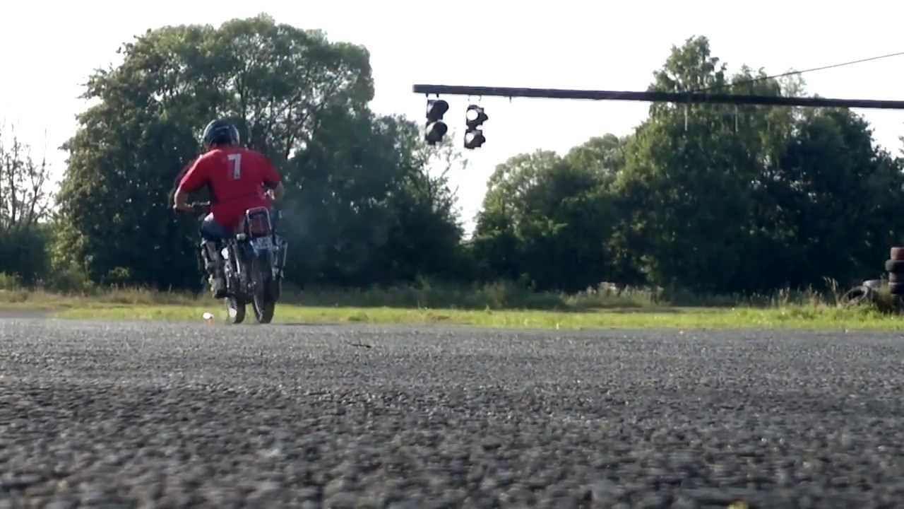 Chylo 2T Racing Simson 83/5/3M Derbi Senda SM (YZ125) - YouTube