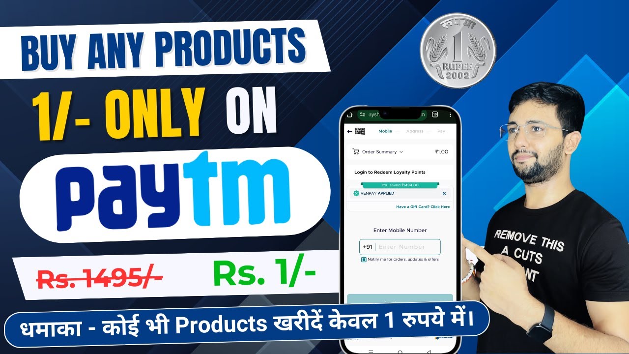 How to Buy Paytm 1 Rupee Products | Paytm Me 1 Rupee Me Shopping Kaise ...