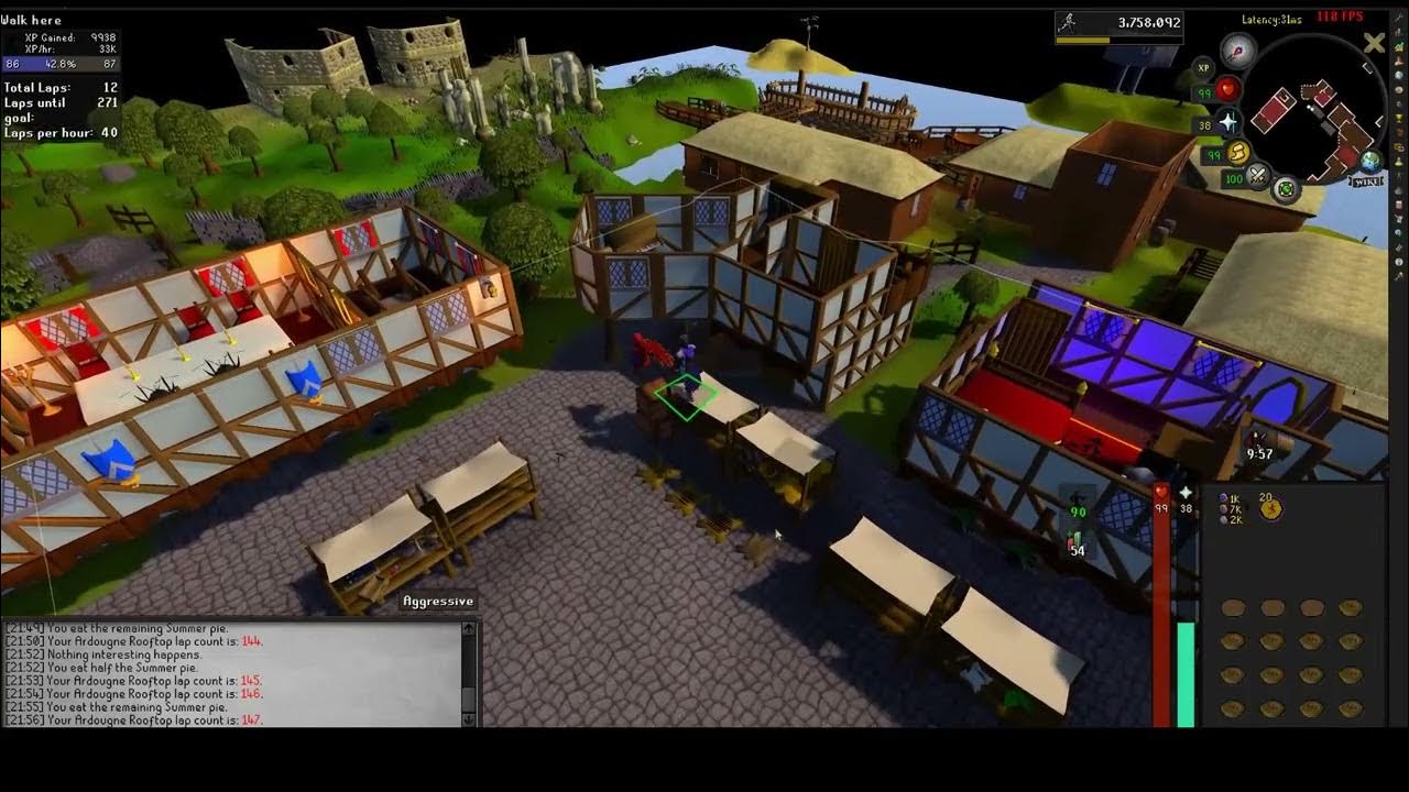 * Video Proof * Auto agility script w/ mark of grace pickup OSRS - YouTube