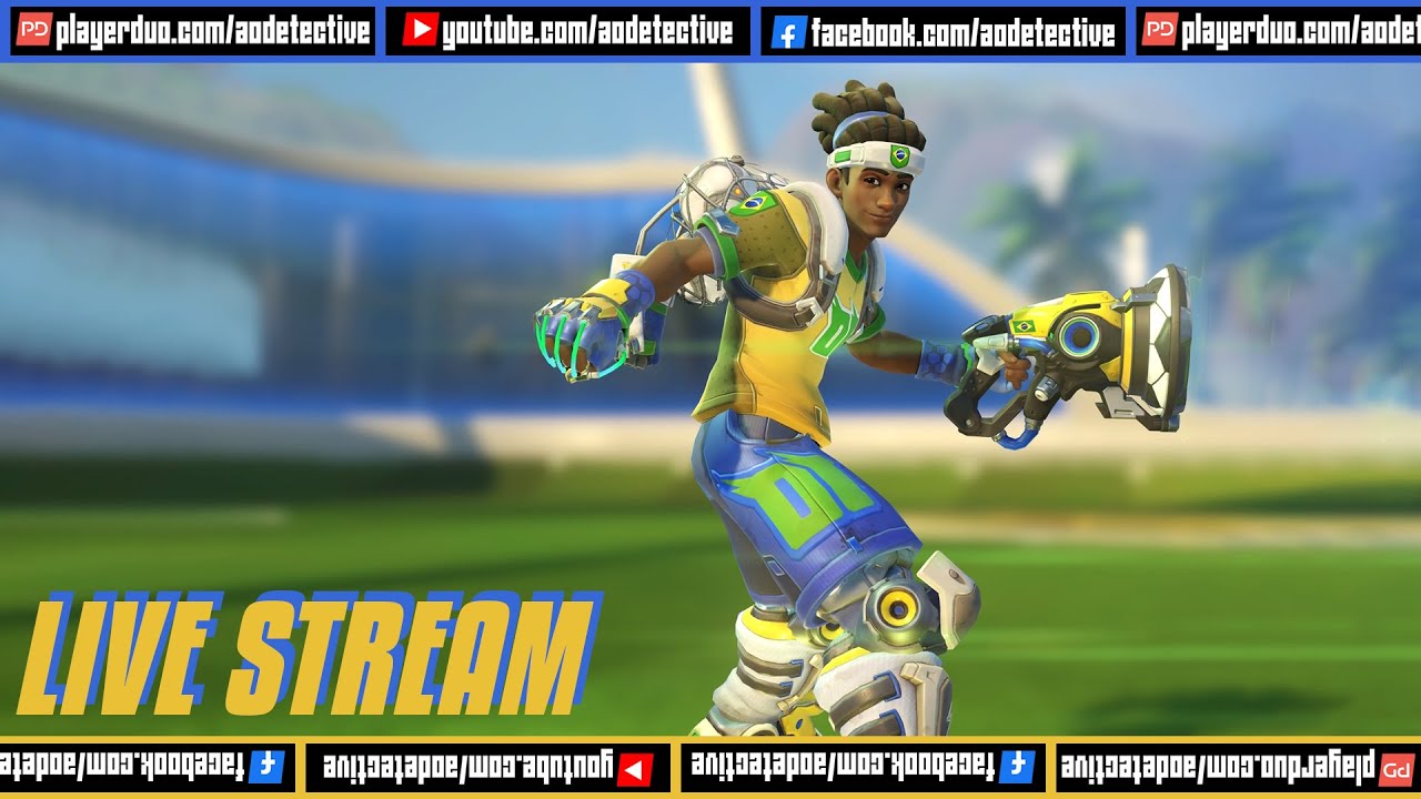 🔴LIVE - CN Bóng Lăn Only Lúcio Đá Bóng | OverWatch 2 | @AoDetective ...