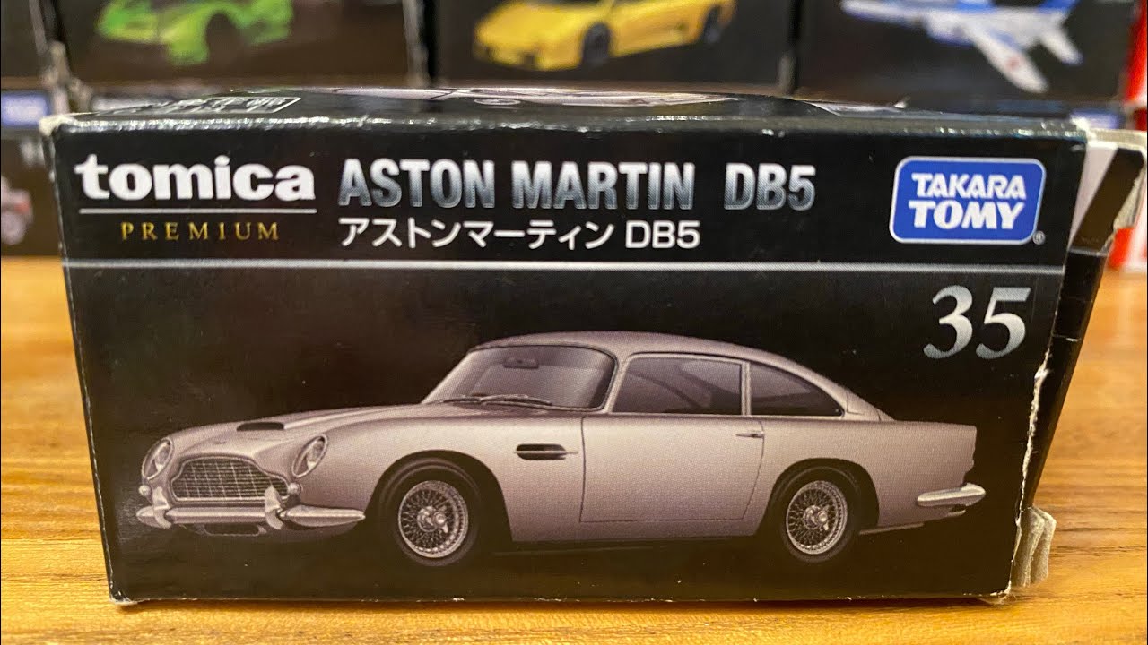 Tomica PREMIUM ASTON MARTIN DB5 Unboxing Video - YouTube