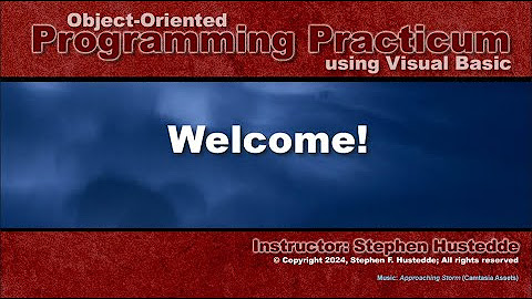Object-Oriented Programming (VB) - YouTube
