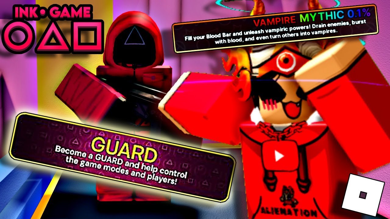 we can BE a GUARD!? | INK GAME | (ROBLOX) - YouTube