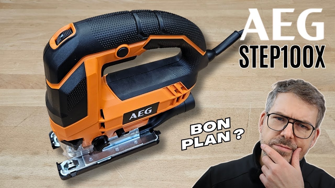 Scie sauteuse AEG STEP100X : TEST / AVIS - YouTube