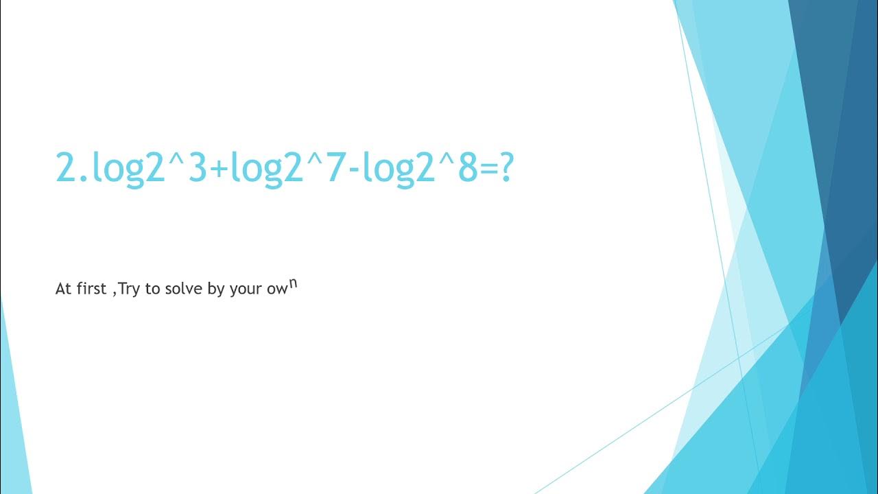 PowerPoint Slide Show LOGARITHM 2021 10 24 21 49 41 - YouTube