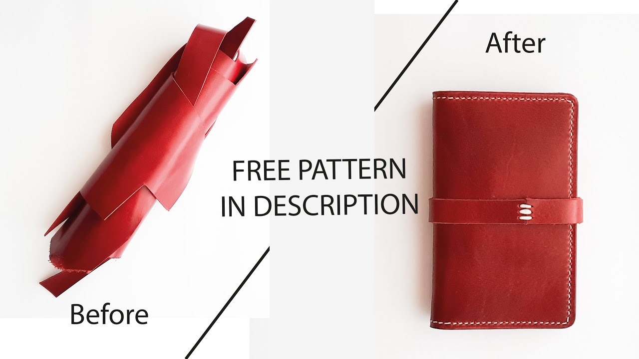 How to make a Field Notes Cover (Free Pattern) - YouTube