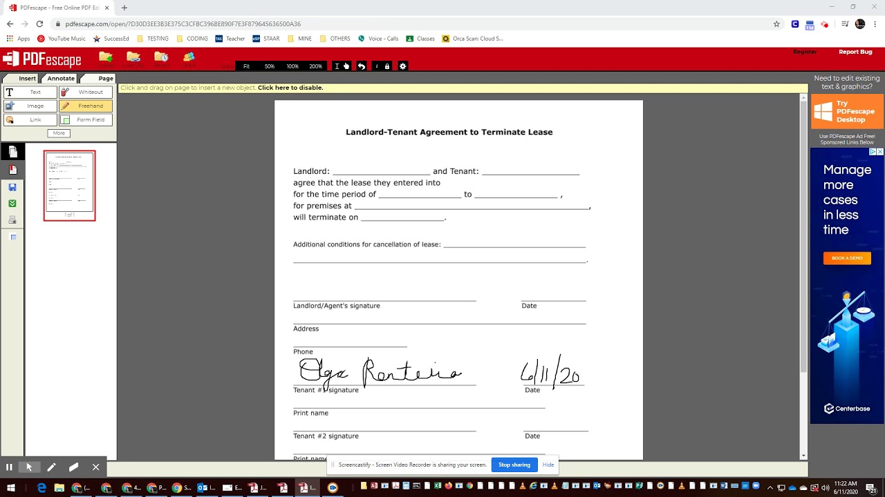 Signing Forms With PDFEscape - YouTube