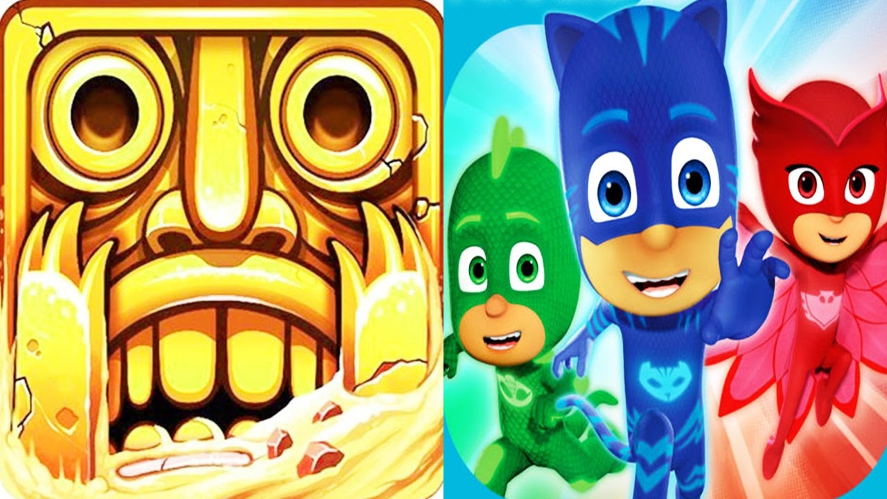 Temple Run 2 VS PJ Masks Moonlight Heroes - YouTube