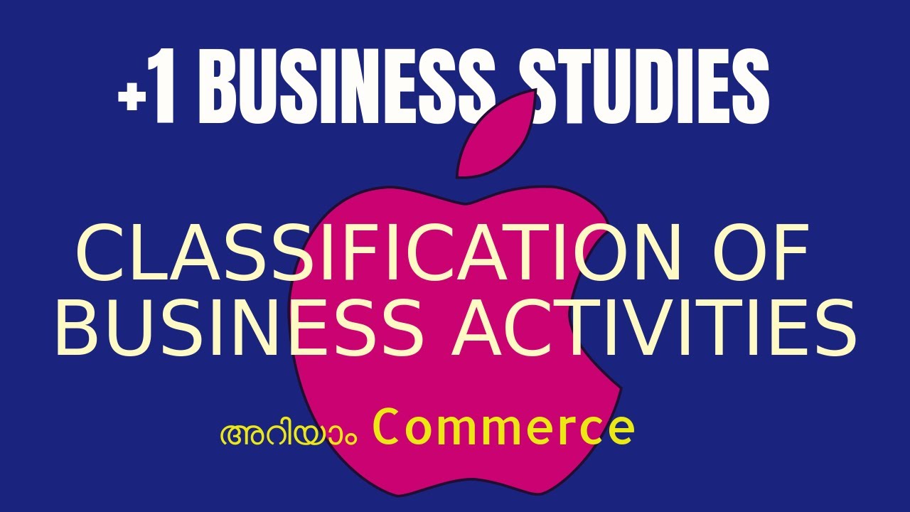 XI BUSINESS STUDIES | CLASSIFICATION OF BUSINESS ACTIVITIES - YouTube