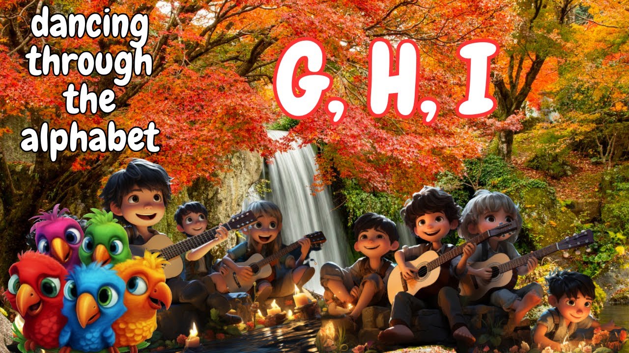 dancing through the alphabet letters G , H and I - YouTube