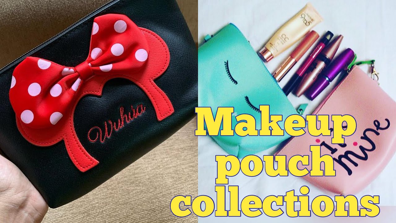 Makeup pouch design & collection | makeup kit storage bag - YouTube