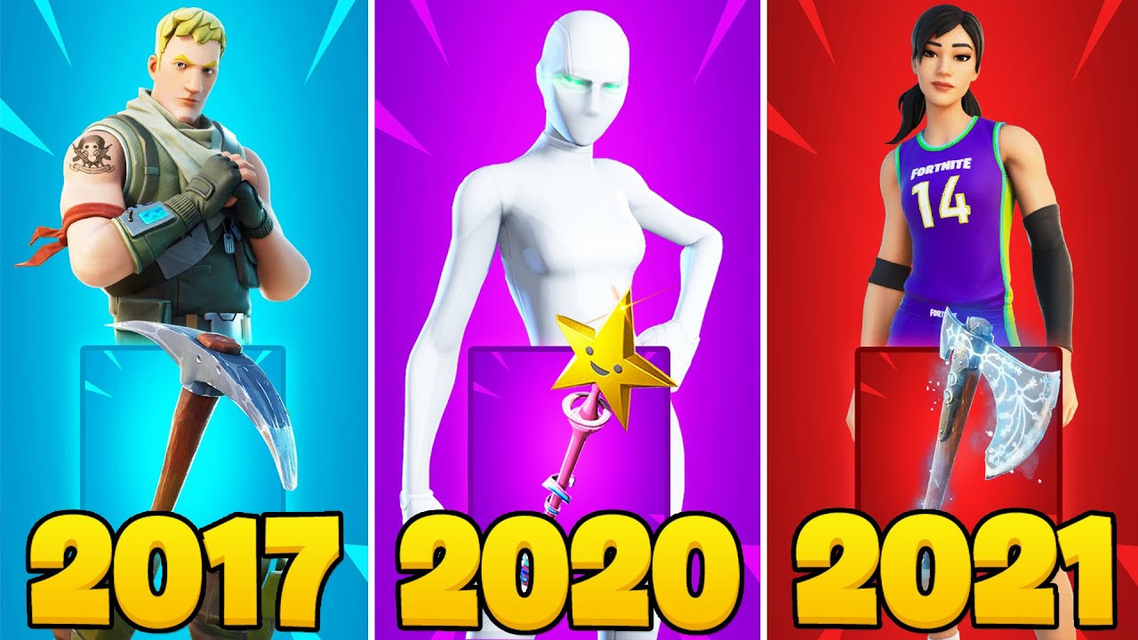 Fortnite's History of TRYHARD Skin Combos (Sweaty Skin Combos) - YouTube