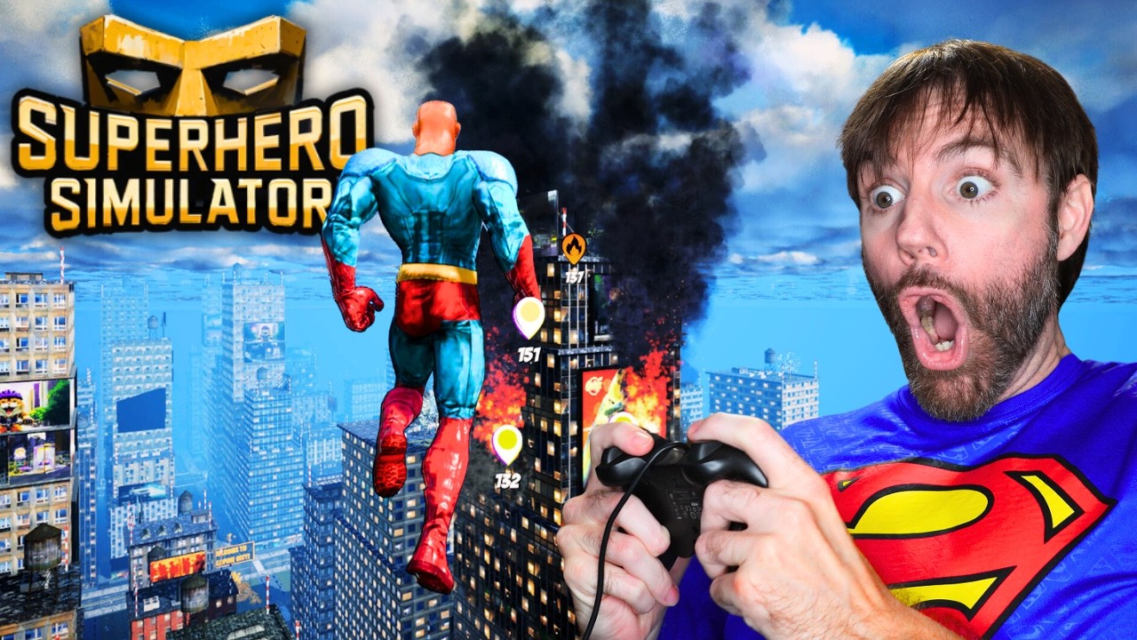 Finally! A Superman Game Worth Playing! | Superhero Simulator - YouTube