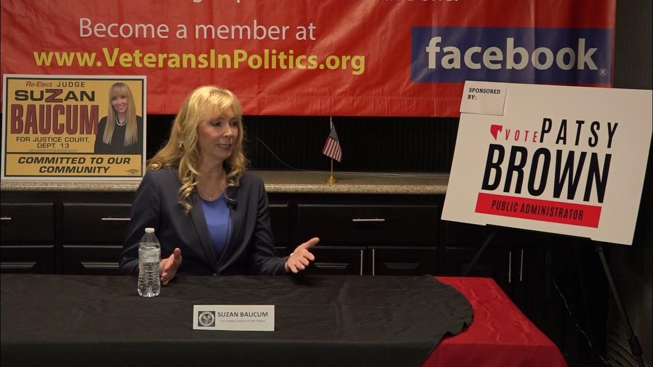 Suzan Baucum Las Vegas Justice of the Peace-ENDORSED BY VETERANS IN POLITICS - YouTube