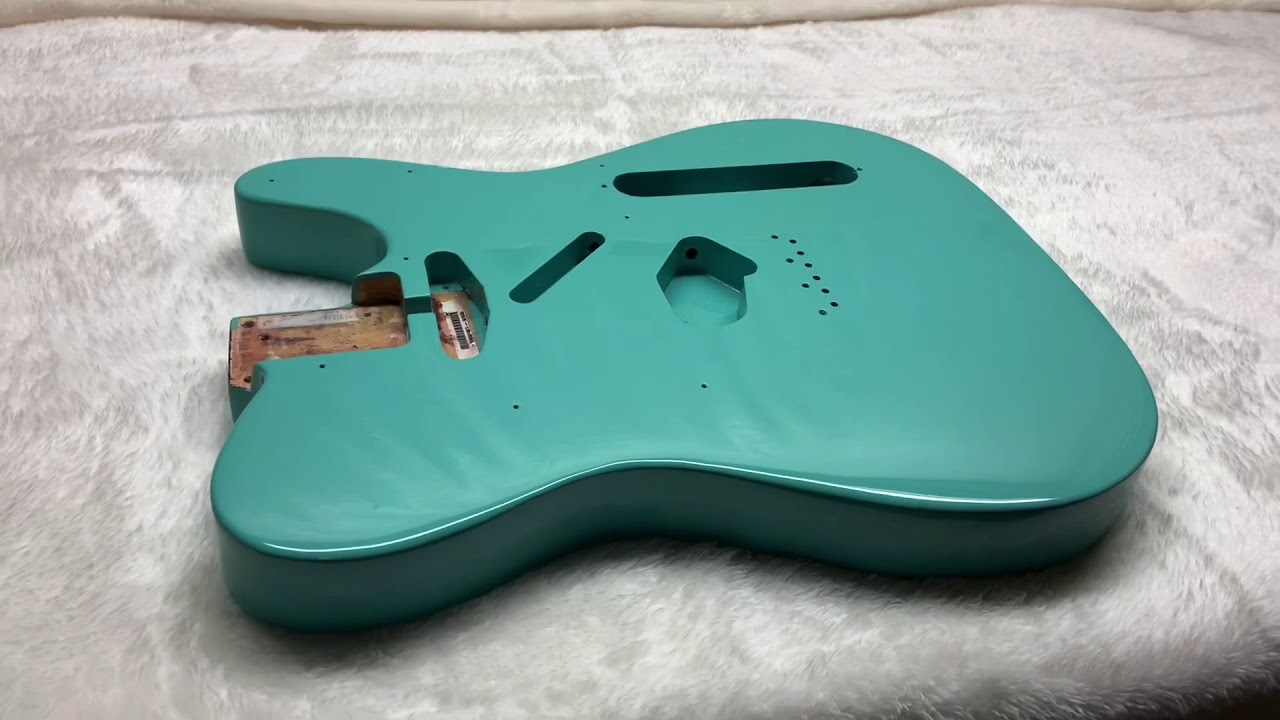 2003 USA Fender Telecaster Guitar - Taos Turquoise paint job by Sims ...