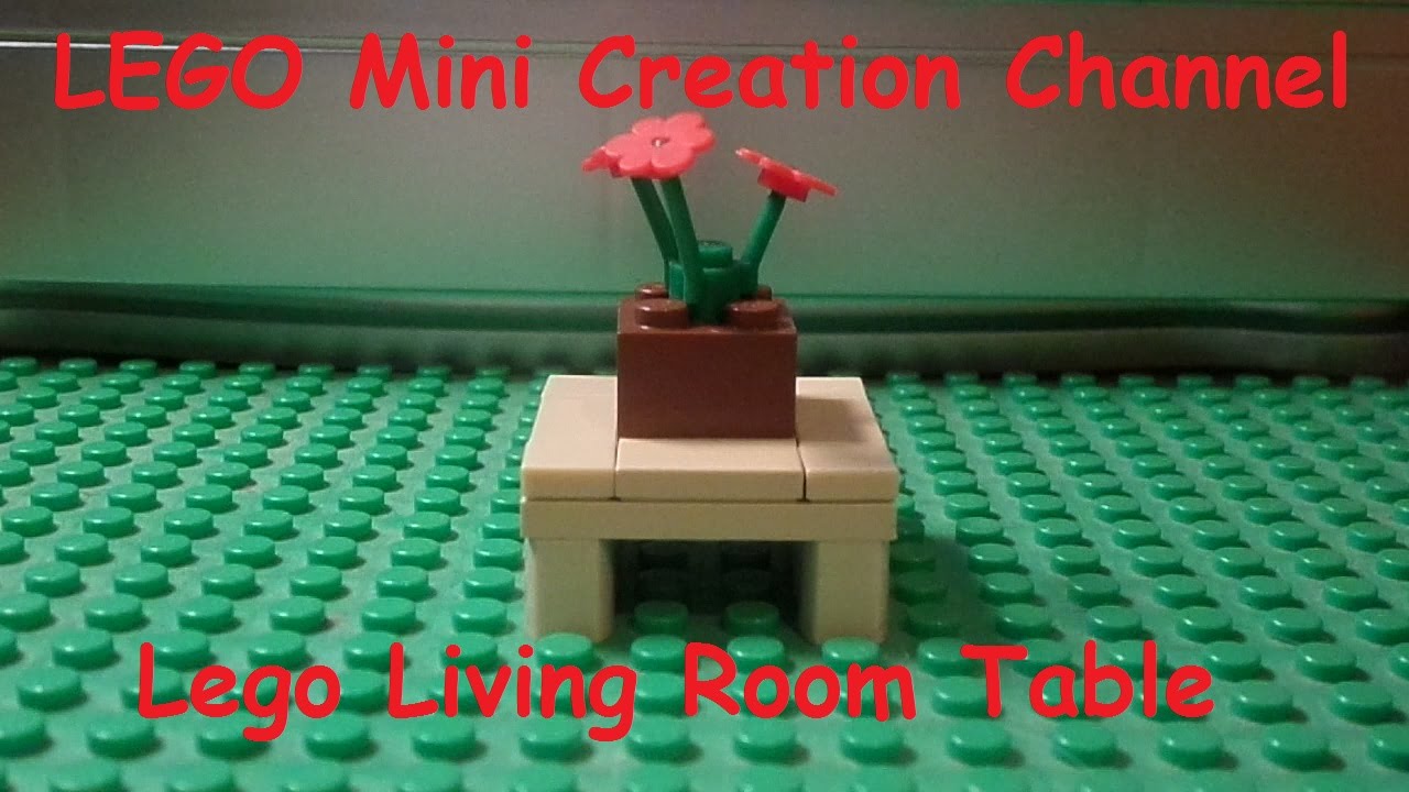 LEGO Mini Creation - Lego Table (Living Room Serie) - YouTube