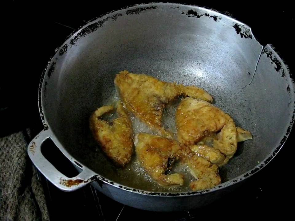 Fried Sliced Fish - Frying - YouTube