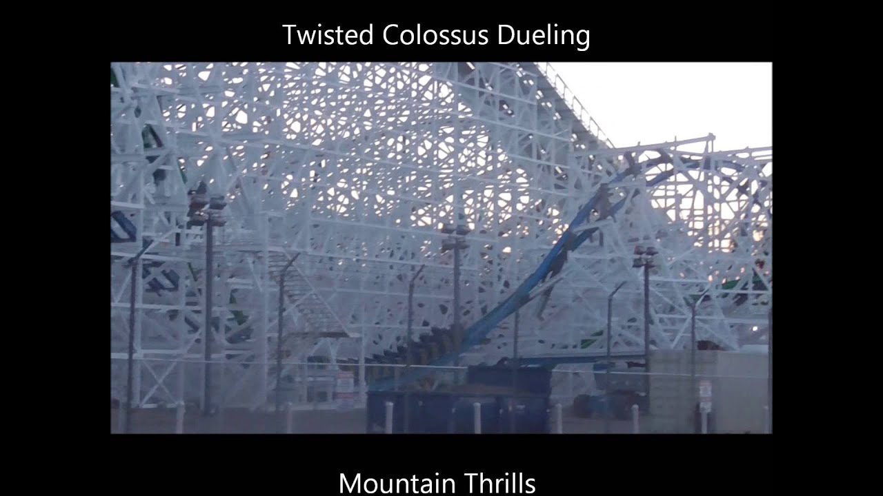 Twisted Colossus Dueling With Riders - YouTube