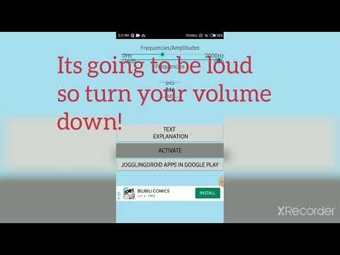 Making music with this weird sound blower app