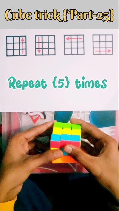🎲| Cube trick | Part-25 | cube | utkarsh cuber | cuber utkarsh | #cuber #cube #cubing # ...