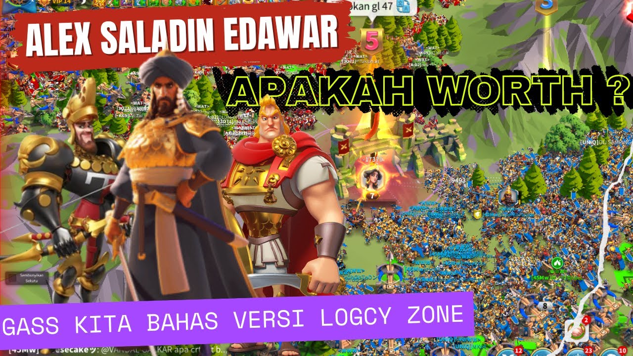 APAKAH ALEX EDWARD DAN SALADIN WORTH BUAT DI KVK 2 DAN SOC ! DAN APAKAH F2P PERLU GARISON LEADER ...