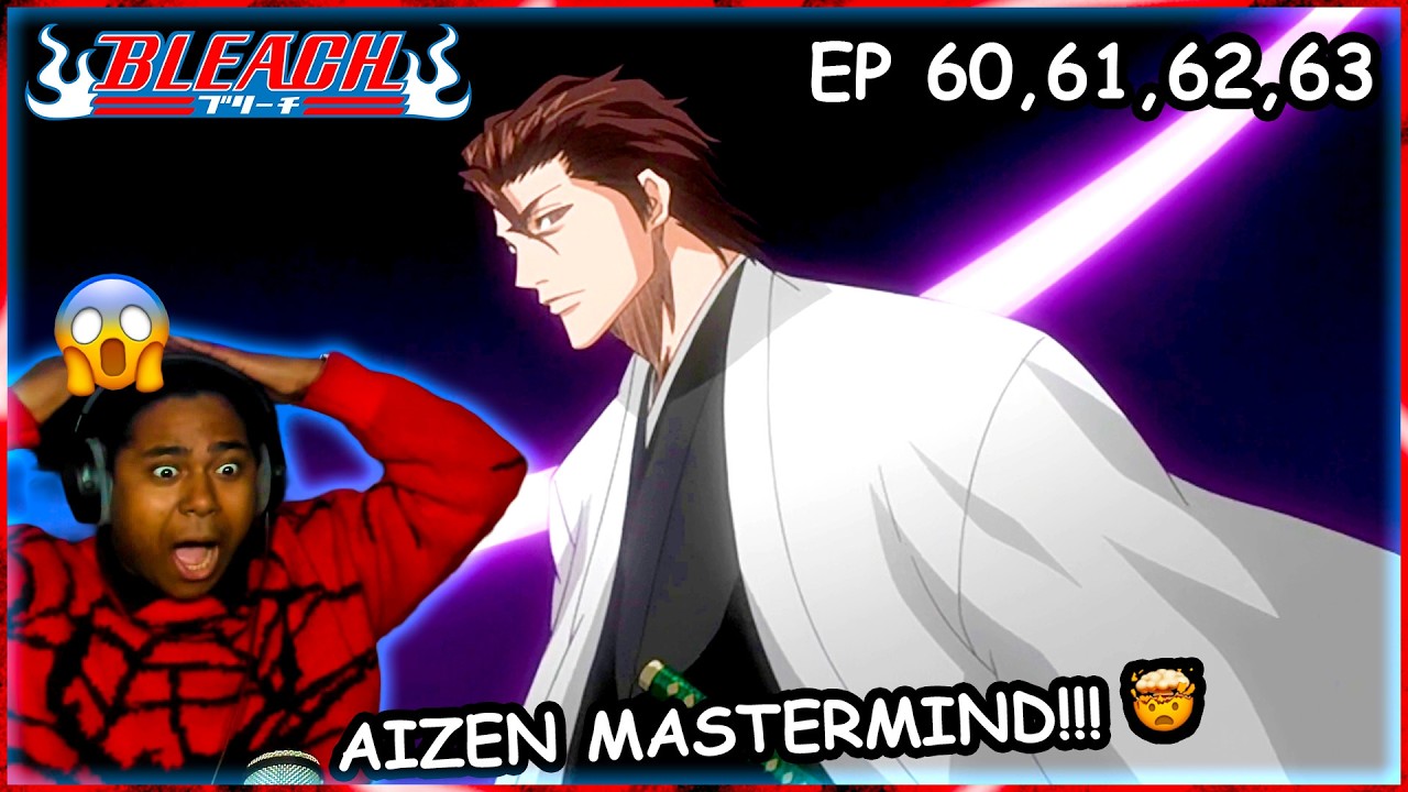 AIZEN EST UN PTN DE GÉNIE!!! 🤯 - Bleach EP60,61,62,63 Réaction - YouTube