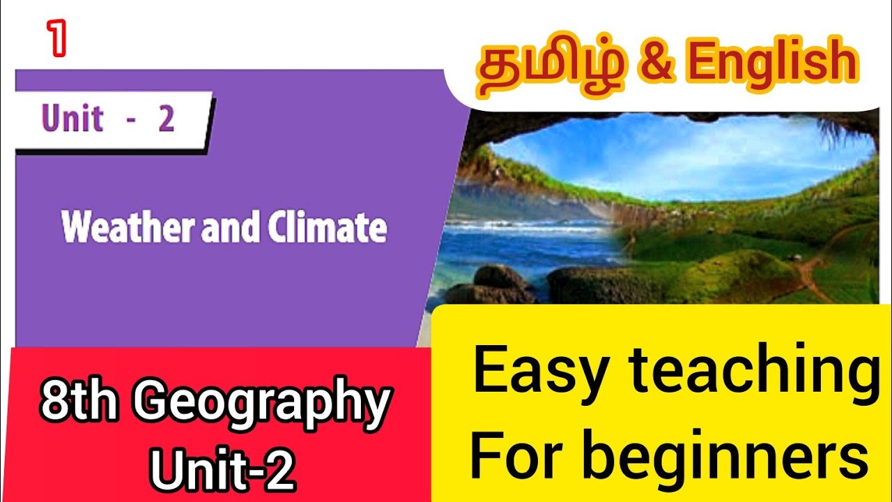 8th Geography| Weather and Climate TNPSC easy teaching tamil and english 💯#tnpsc#8thgeography# ...