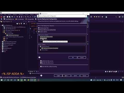 Create Step By Step Axis2 web service project in eclipse - YouTube