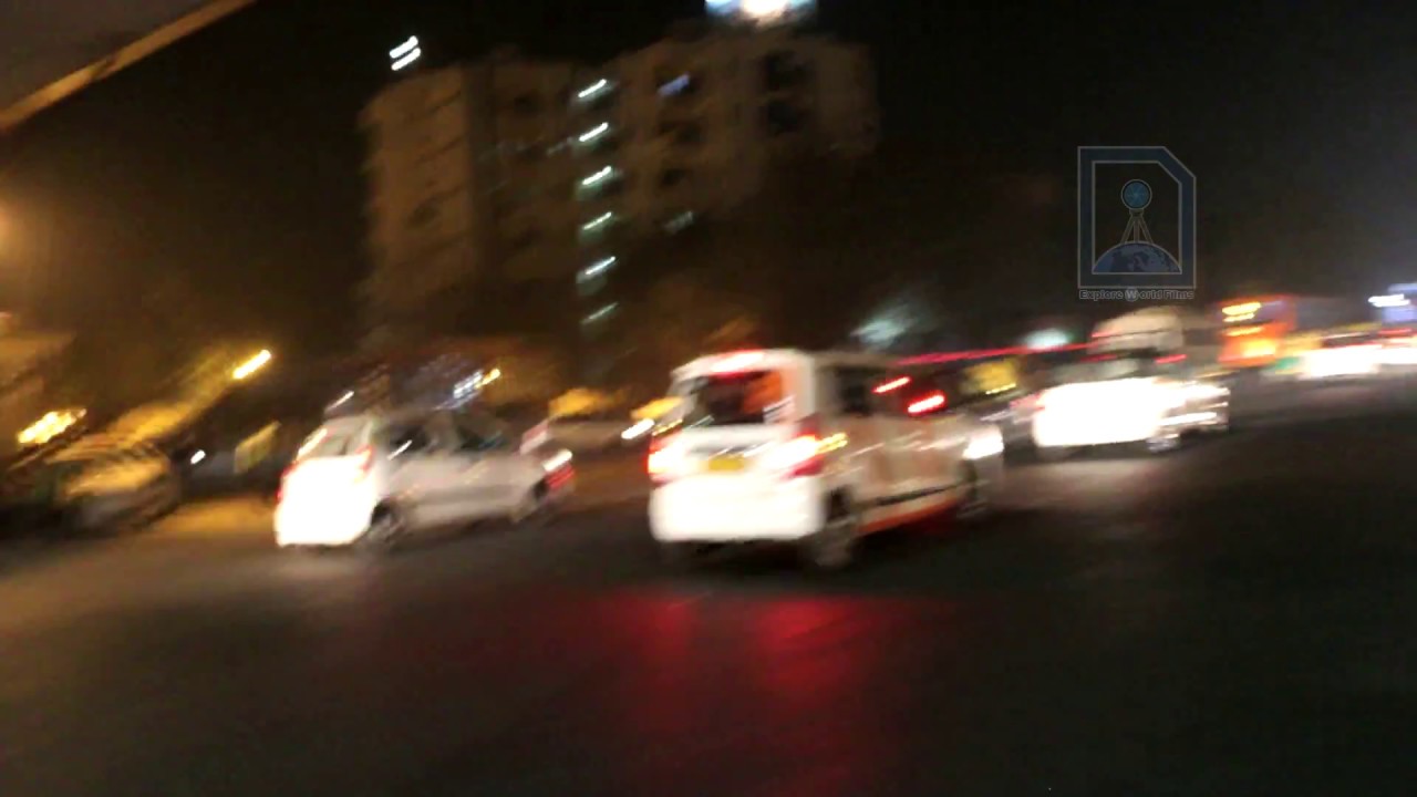 Driving on the roads of New Delhi at night, India - YouTube