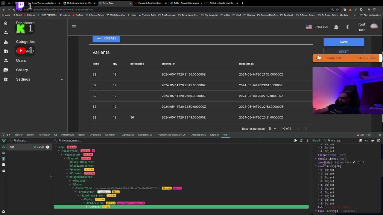 Az biraz gece kodlaması | Laravel | Vue.js - YouTube