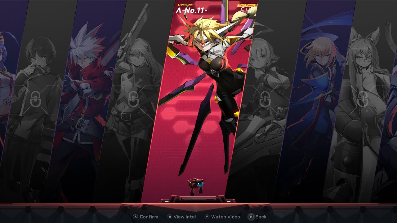 BlazBlue Entropy Effect - Lambda No.11 Gameplay walkthrough - YouTube