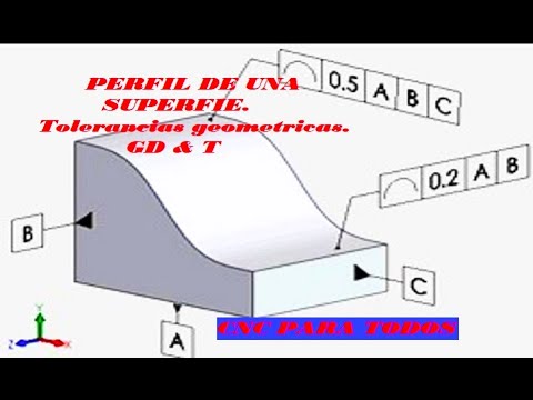 Aprende cnc. Lectura de planos. GD & T. Tol. geometrica perfil de una ...