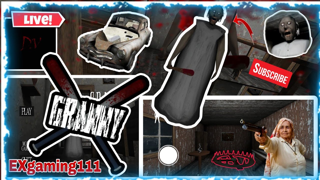EXgaming111 is Live steam granny game 📈🔴#Granny@exgaming111 - YouTube