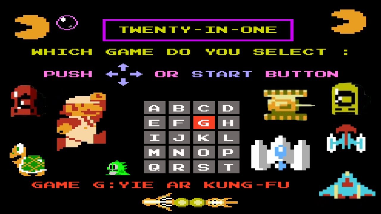 NES 20 in 1 Games : 20 Classic Games in One Cartridge! - YouTube