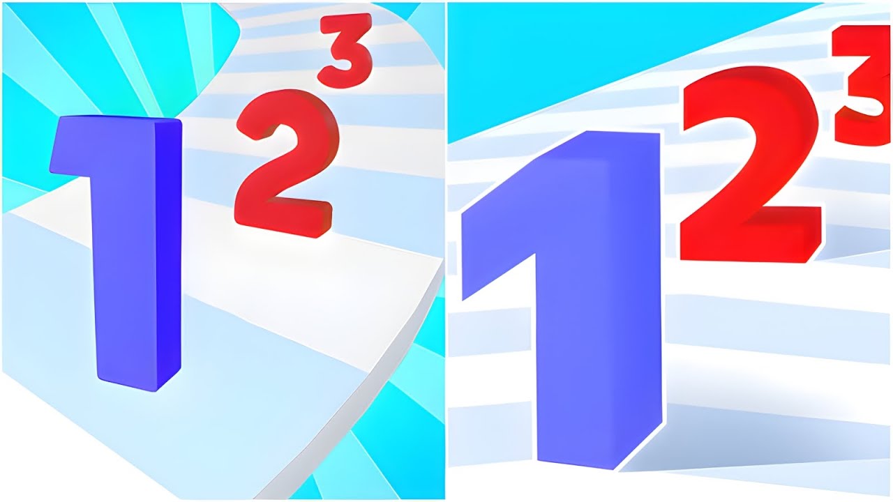 Number Master 3D vs Number Run 3D - (All Levels Games, Max Level) - YouTube