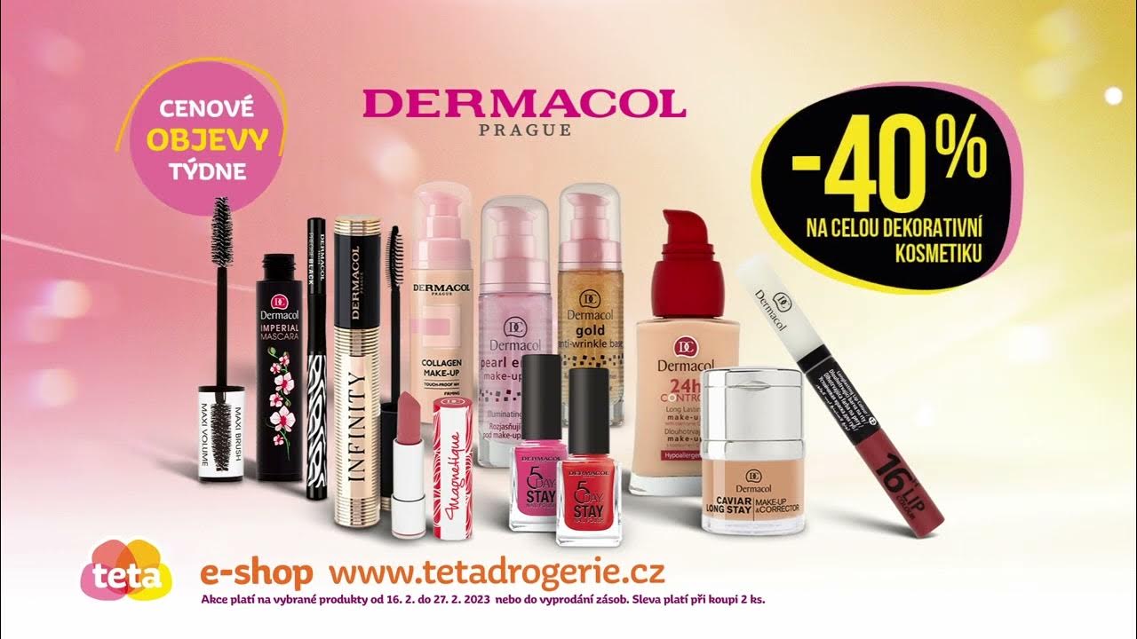 TV reklama Teta drogerie od 16. 2. - akce na produkty Dermacol a Nivea - YouTube