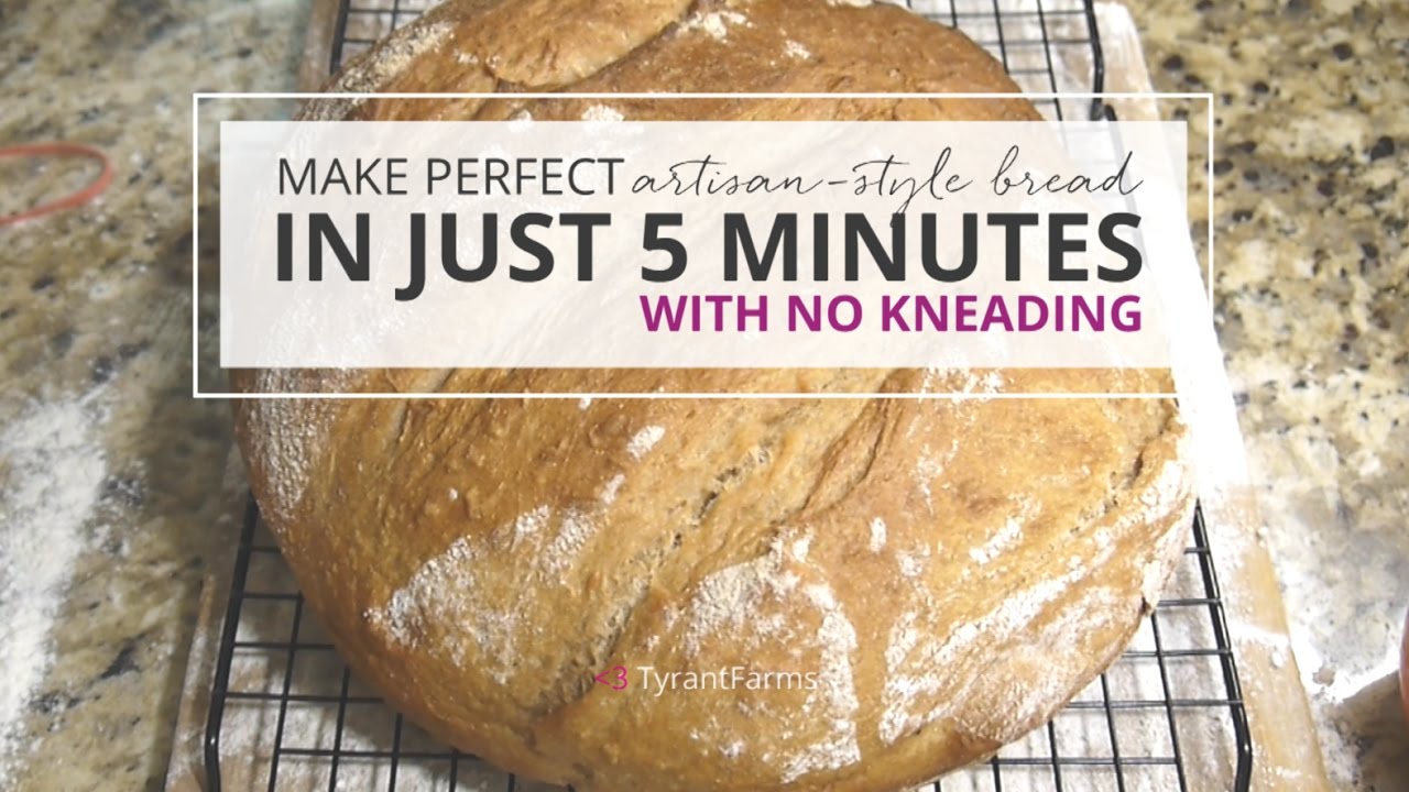 5 Minute Artisanal Bread - YouTube