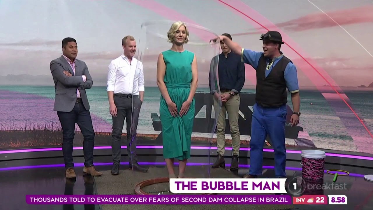 TVNZ Bubble Man Interview 2019 - YouTube