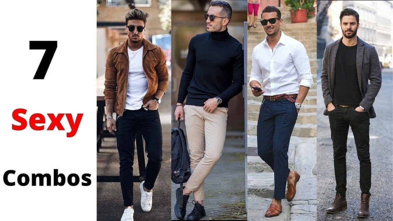 7 Sexy Combos For Men || Outfit Combo Ideas For Men || Mens Essential ...