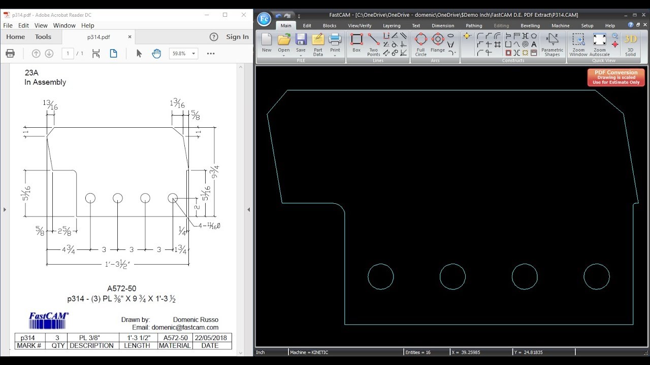 PDF To DXF Converter Quoting Parts From PDF Files YouTube PDF To DXF Converter Quoting Parts From PDF Files YouTube